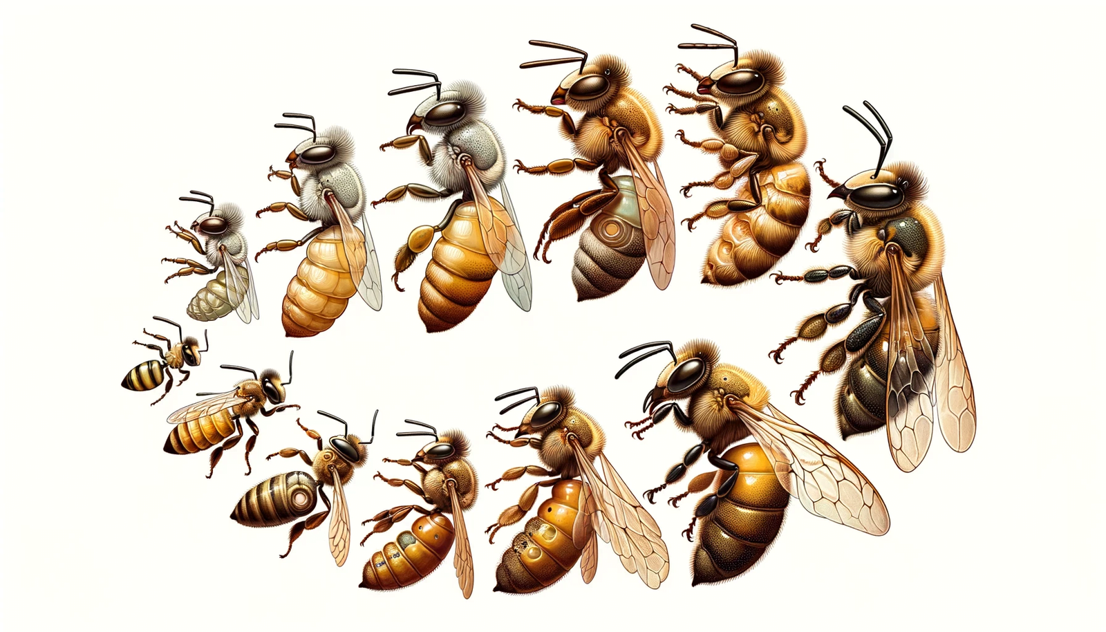 Aging and Role Changes in Bees