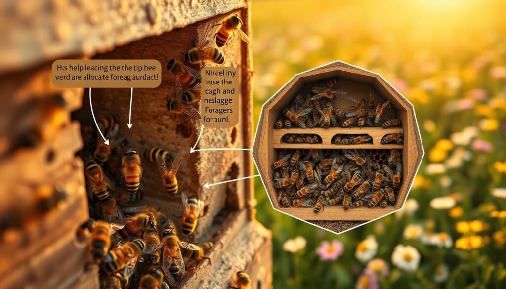 The Process of How Bees Allocate Foraging Roles Explained